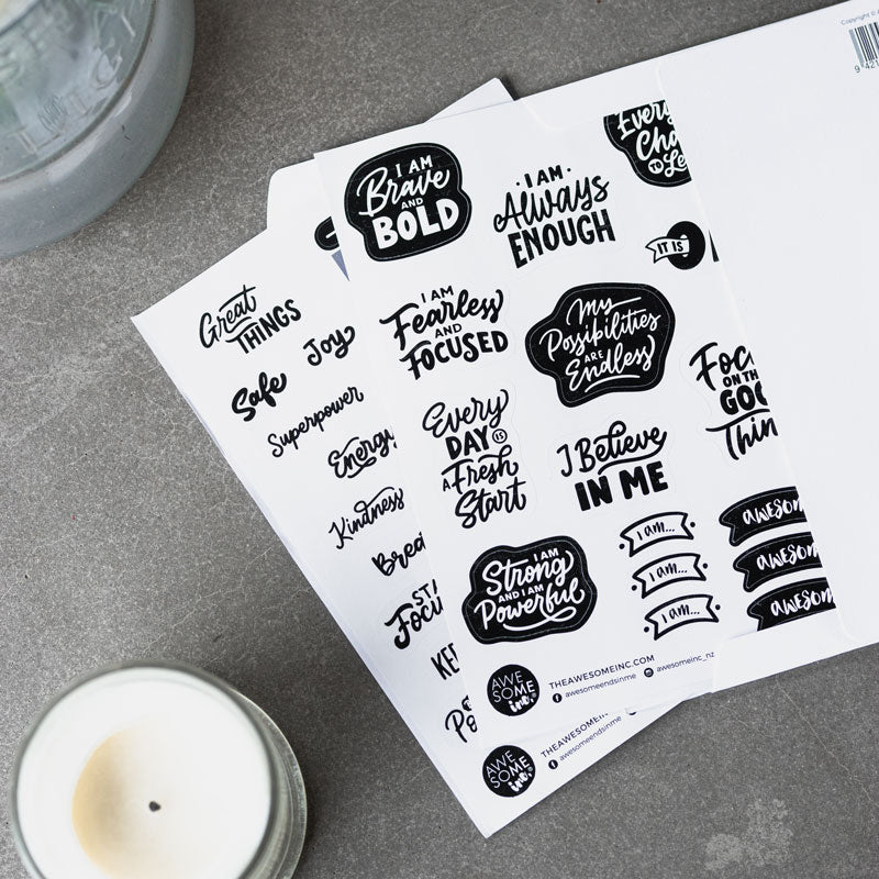 Sticker Pack - Wellbeing – Awesome Inc NZ